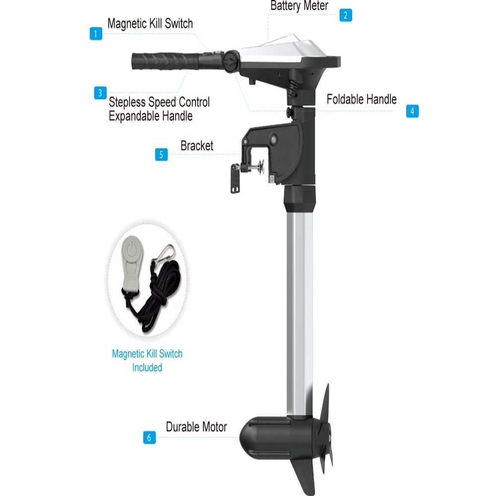 Haswing Ventura T5.0 24V Elektrische Buitenboordmotor